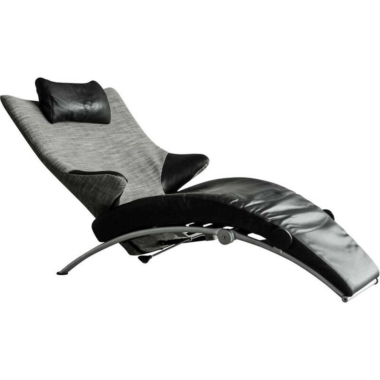 Vintage "Solo 699" leather folding lounge chair by Stefan Heiliger ...
