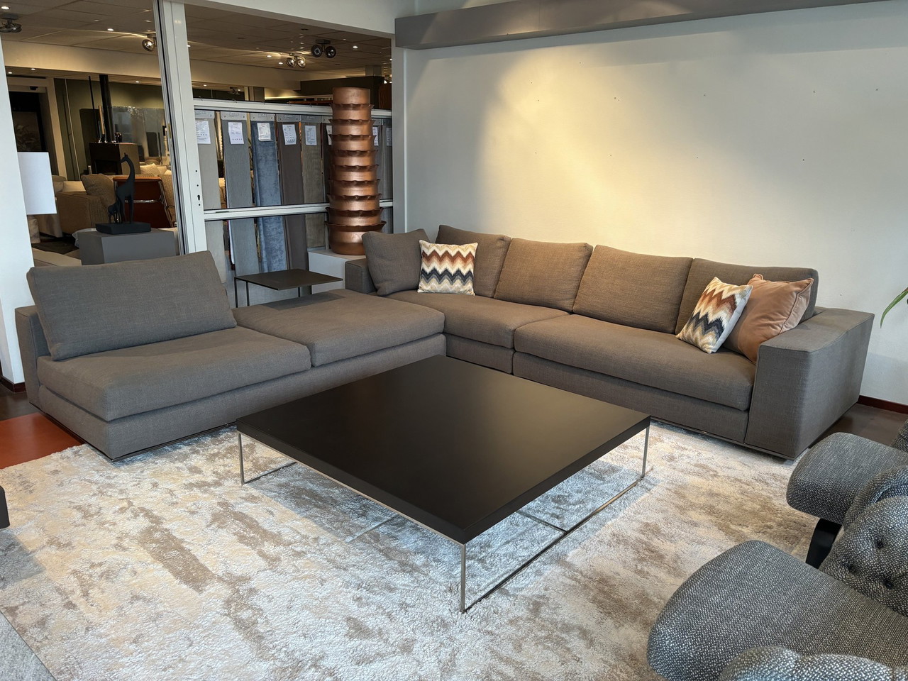 Minotti Hamilton 314X314 In Fabric Cat,G Taupe / Loam Color | €8,750 ...
