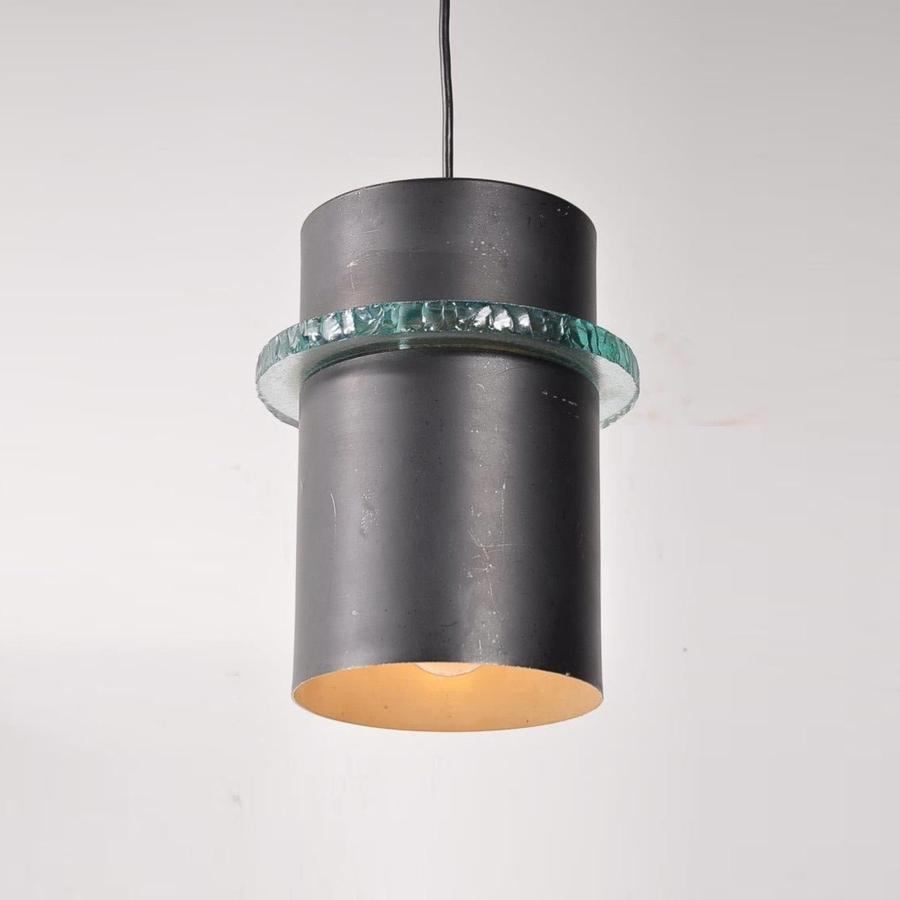 1960s Dutch metal hanging lamp by Hiemstra Evolux | €232.14 | Whoppah