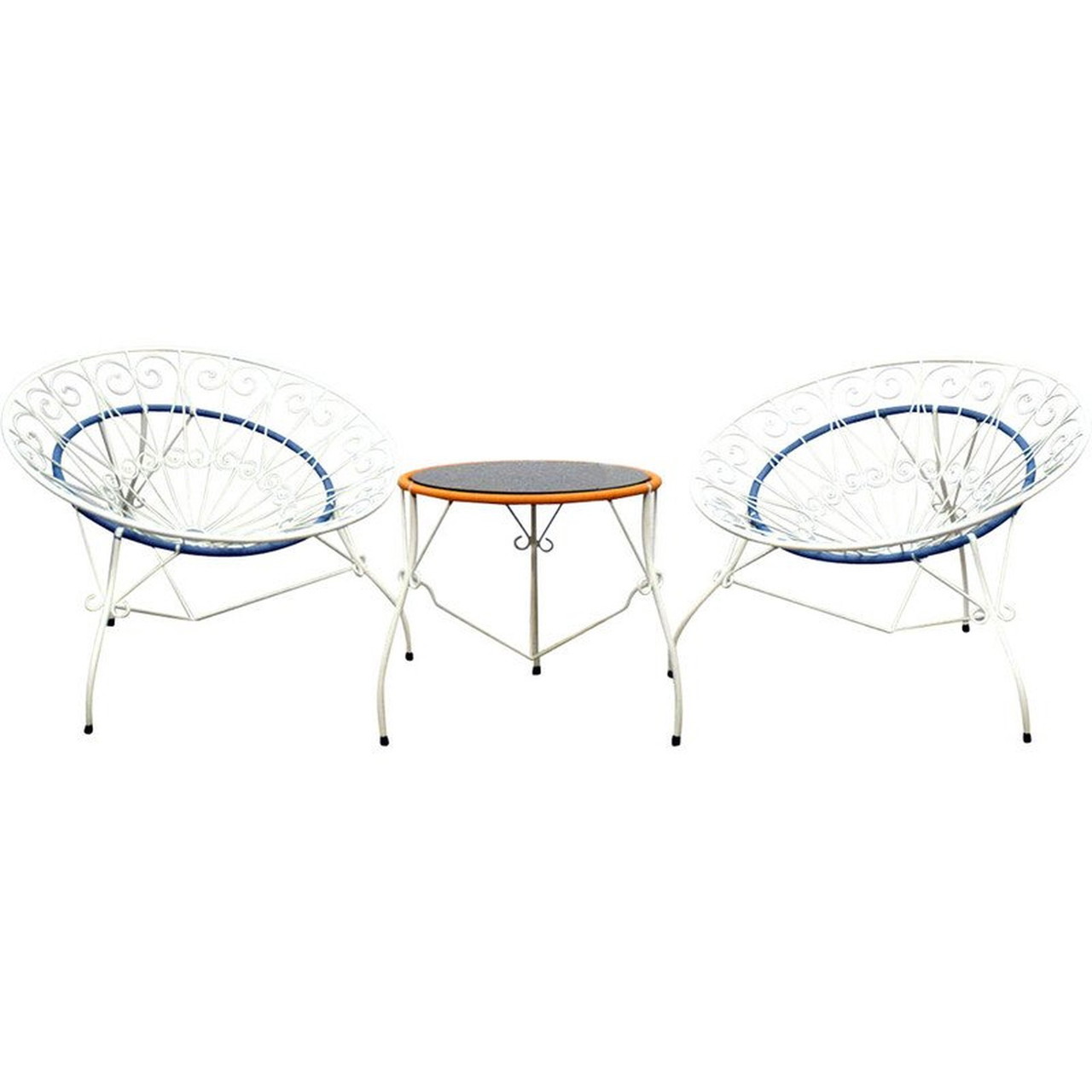 Vintage garden set in painted metal, 1960s | €1,640 | Whoppah