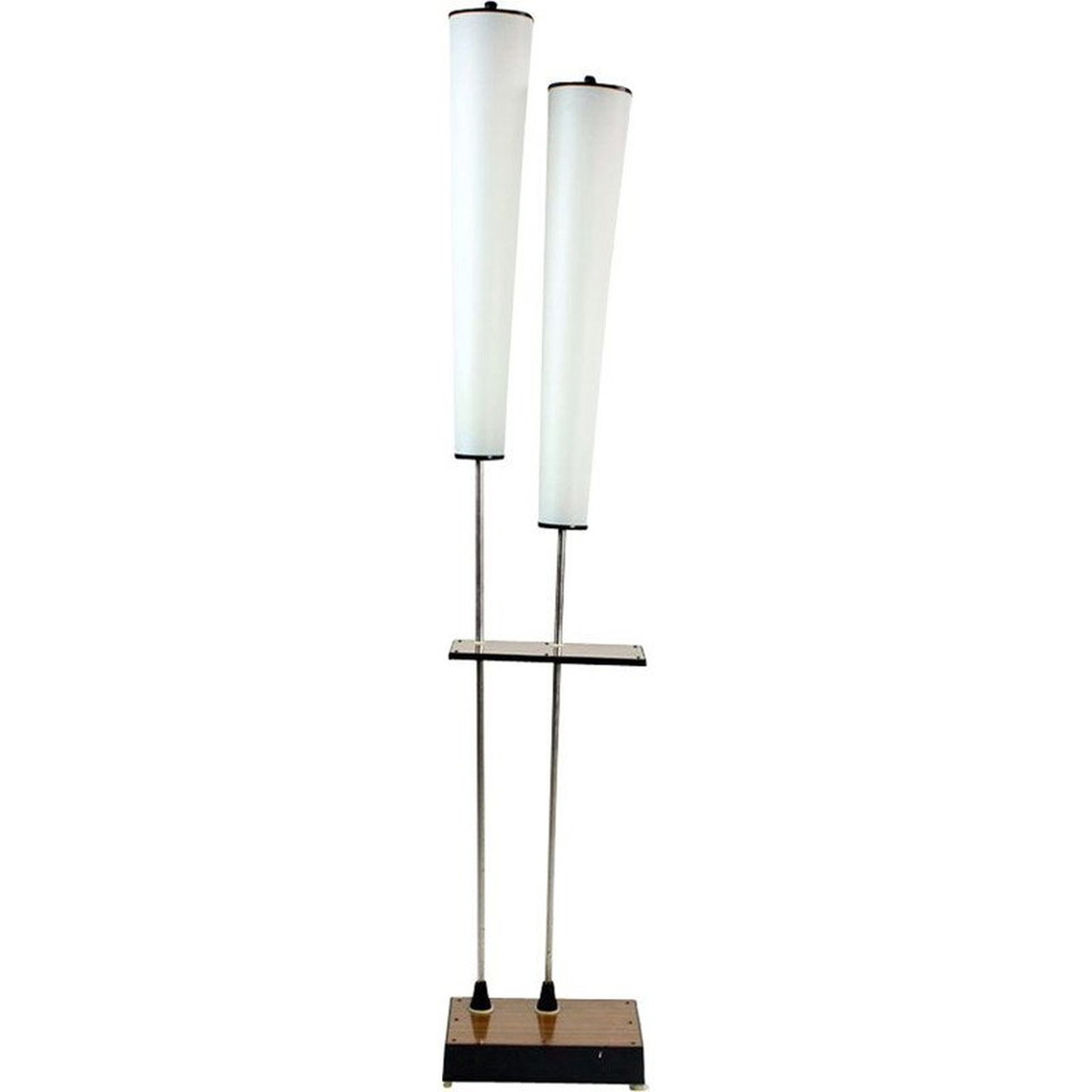 Tall Midcentury Freestanding Light With Neon Lights, Soviet Russian ...