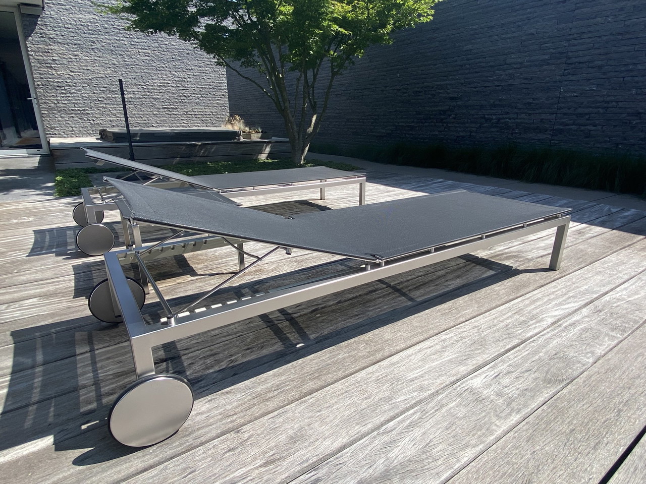 Tribu Natal light sunbeds + side table | €1,500 | Whoppah