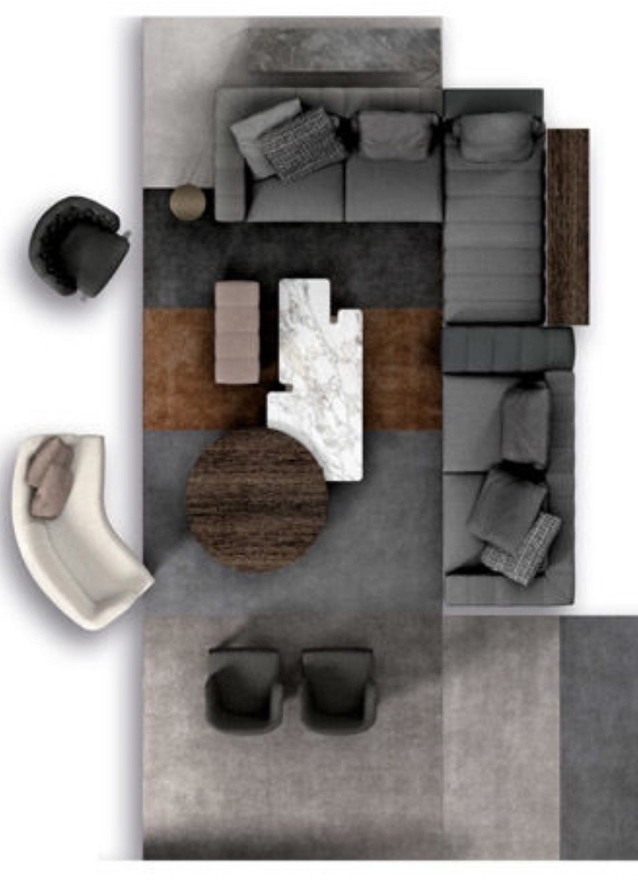 Minotti Freeman modular corner sofa Duvet & Tailor in fabric G | €11,870 | Whoppah