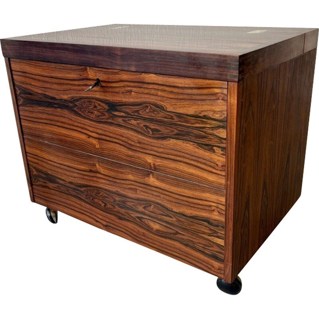 Vintage rosewood cube bar by Rolf Hesland for Bruskbo, Norway 1960 | € ...