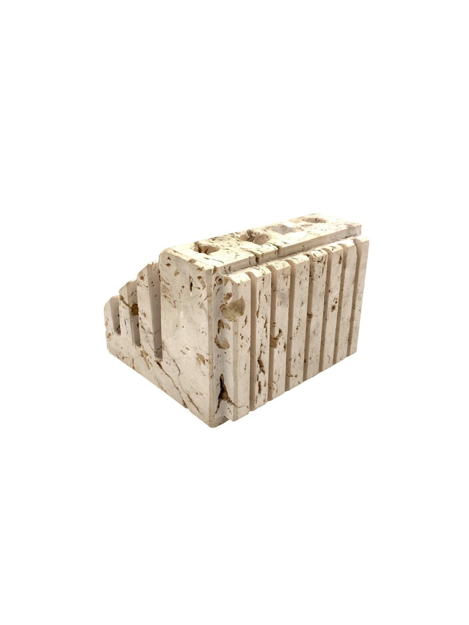 Enzo Mari, Travertine Desk Organizer, Fratelli Mannelli Italy 1970S | € ...