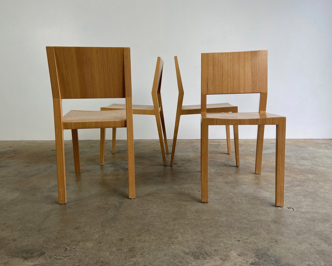4X Vintage Wooden Design Chair | €390 | Whoppah