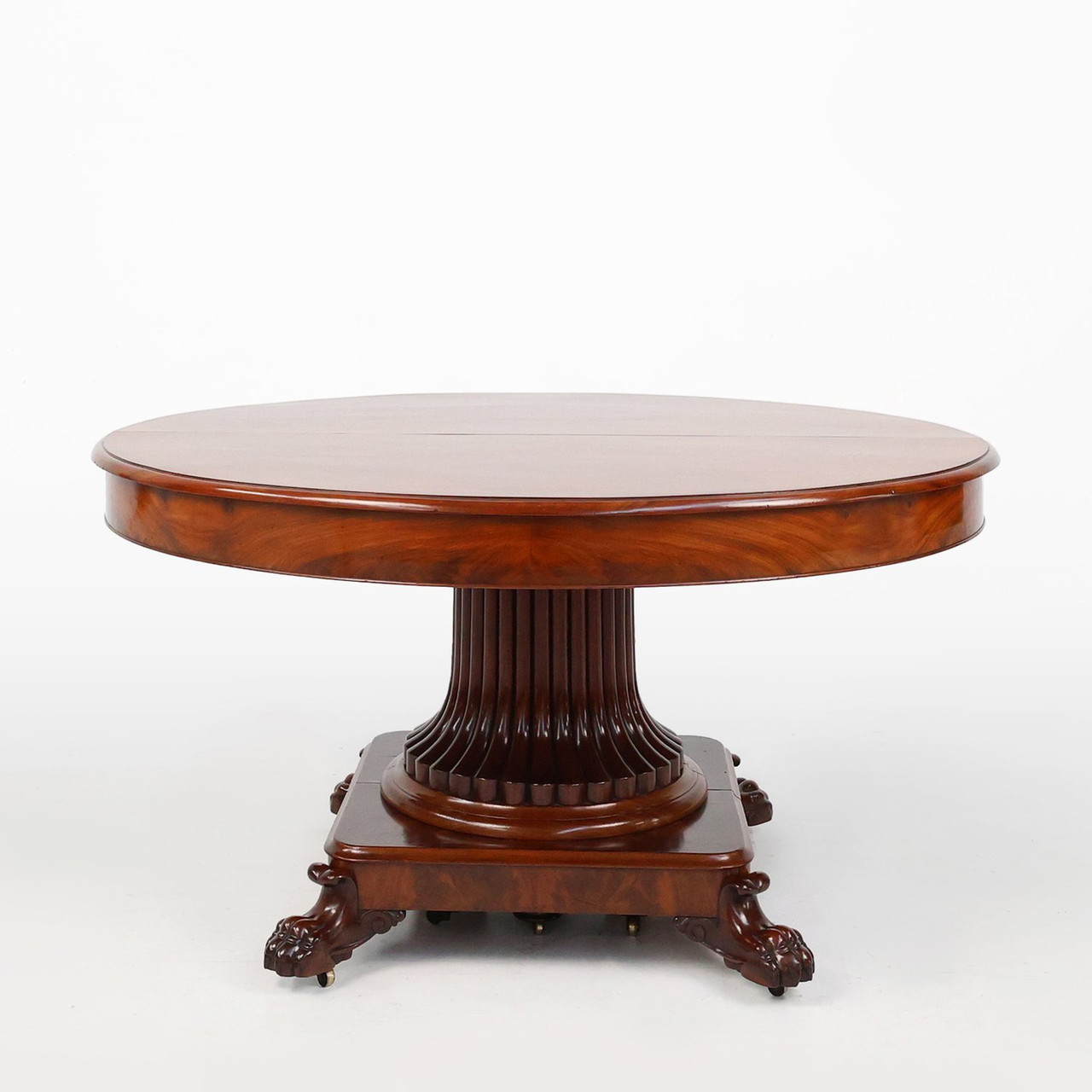 Extendable Antique English Dining Table in Victorian style, ca. 1830 ...