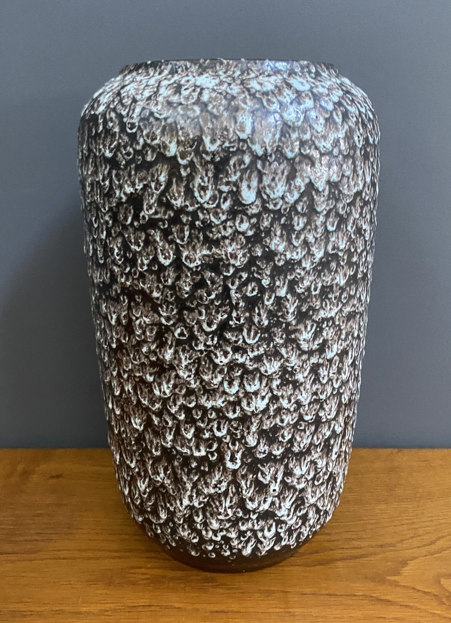 Large Ceramic Black And White Vase By Scheurich Germany Model 546-40 | €99 | Whoppah