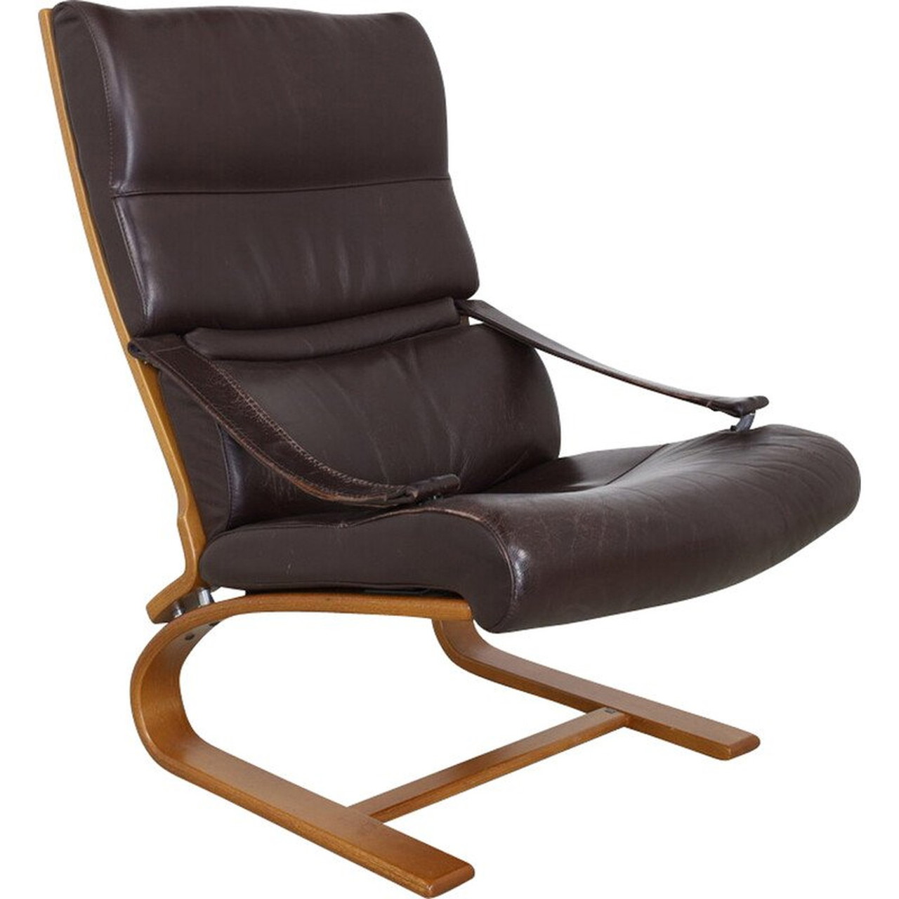 Vintage leather armchair for Nelo Möbel, Sweden 1970 | €399 | Whoppah