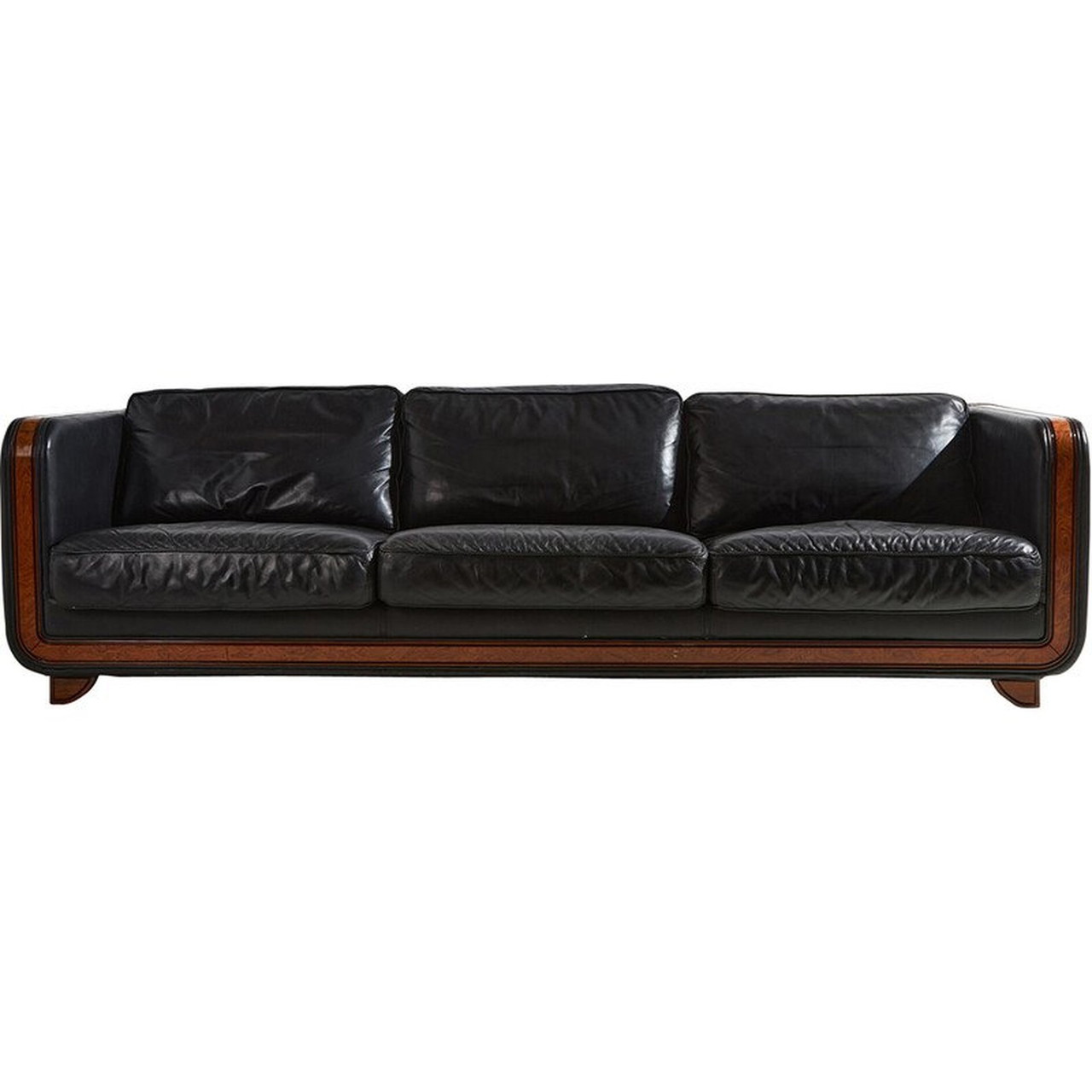 Vintage 3-seater "New York" leather sofa by Alberto Nieri for Galeria ...