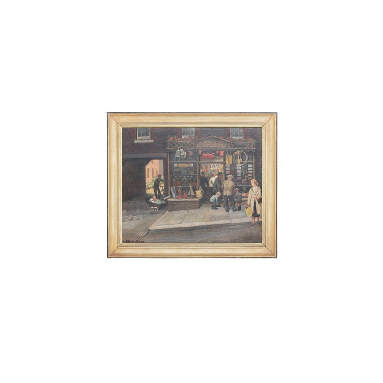 Vintage oil on board "Toys, sweets, stationary" by Stephen Bone | € ...
