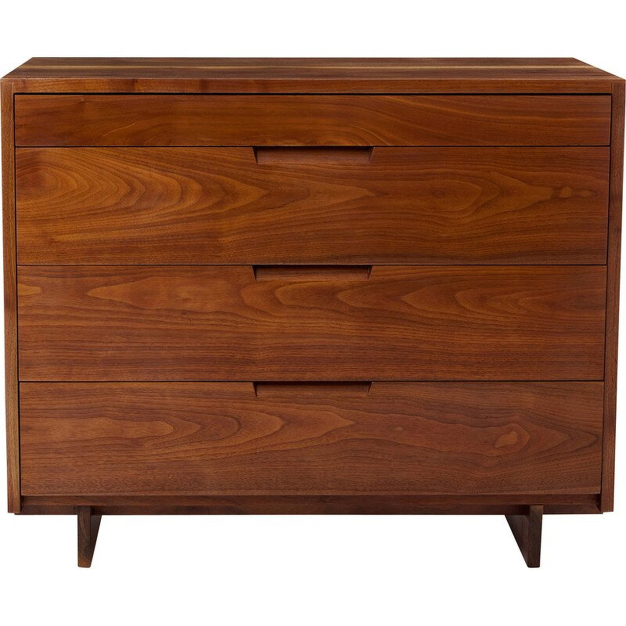 Vintage American black walnut chest of drawers by George Nakashima 1955