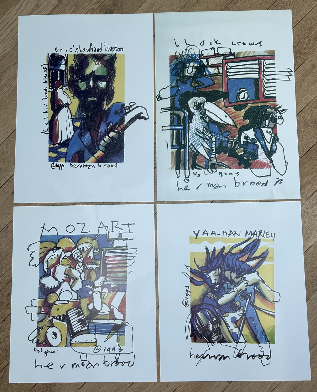 Herman Brood - Eric Clapton, Black Crowes, Mozart And Bob Marley | €150 ...