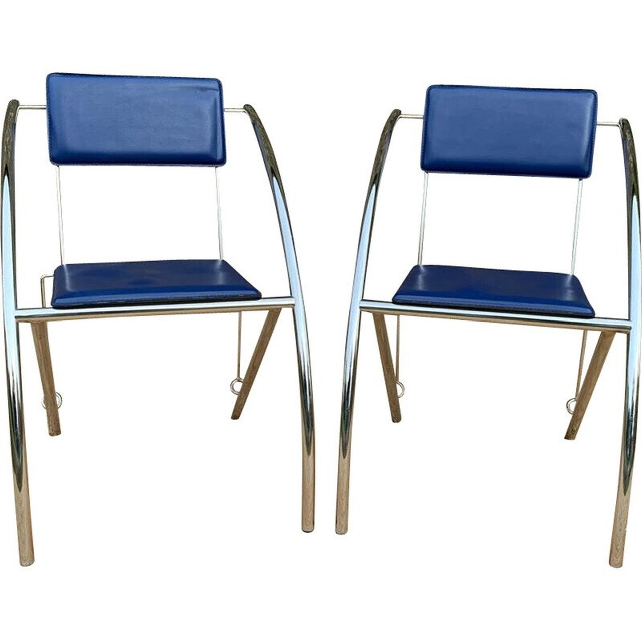 Pair of vintage blue chairs | €140 | Whoppah