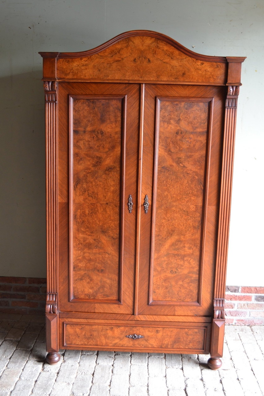 Antique Walnut Art Deco Bow Cabinet | €1,375 | Whoppah