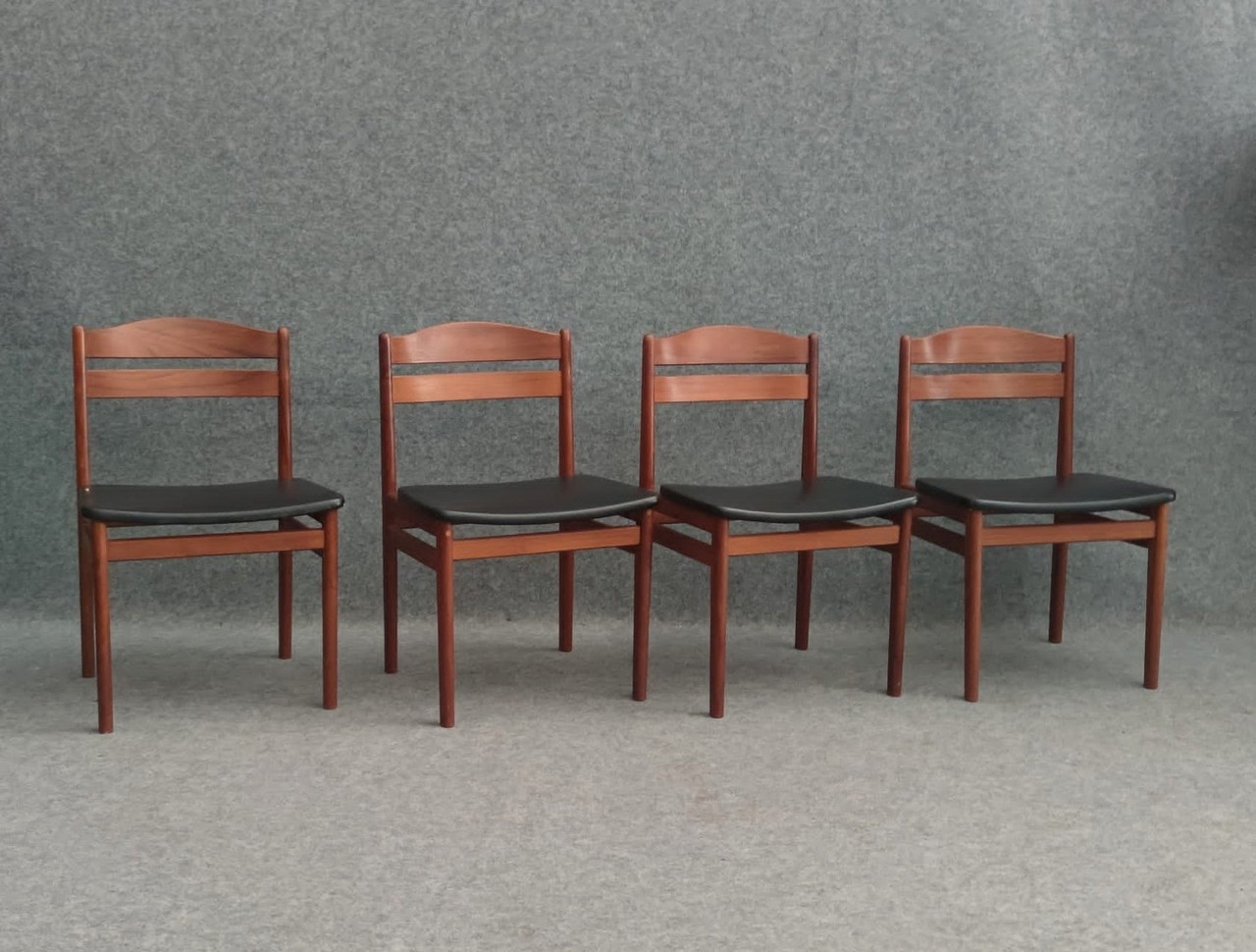 4× Danish chairs Mid - Century Modern Design Kitchen Chair Kitchen ...