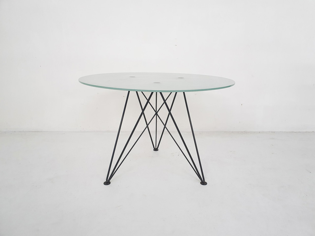 Rare Wire Frame Dining Table by Els Staal, The Netherlands, 1984 | € ...