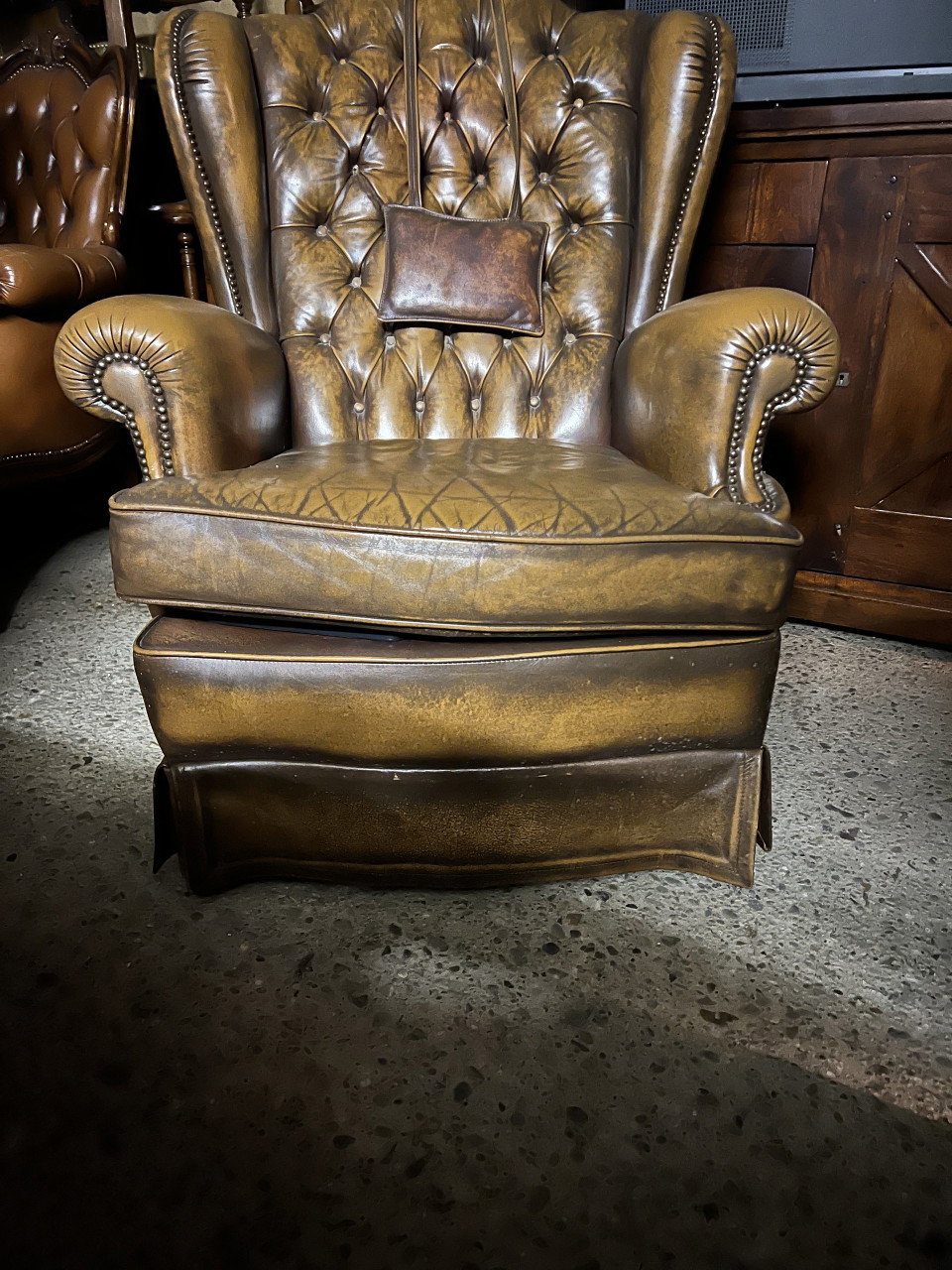 Chesterfield Leder Fauteuil | €1,125 | Whoppah
