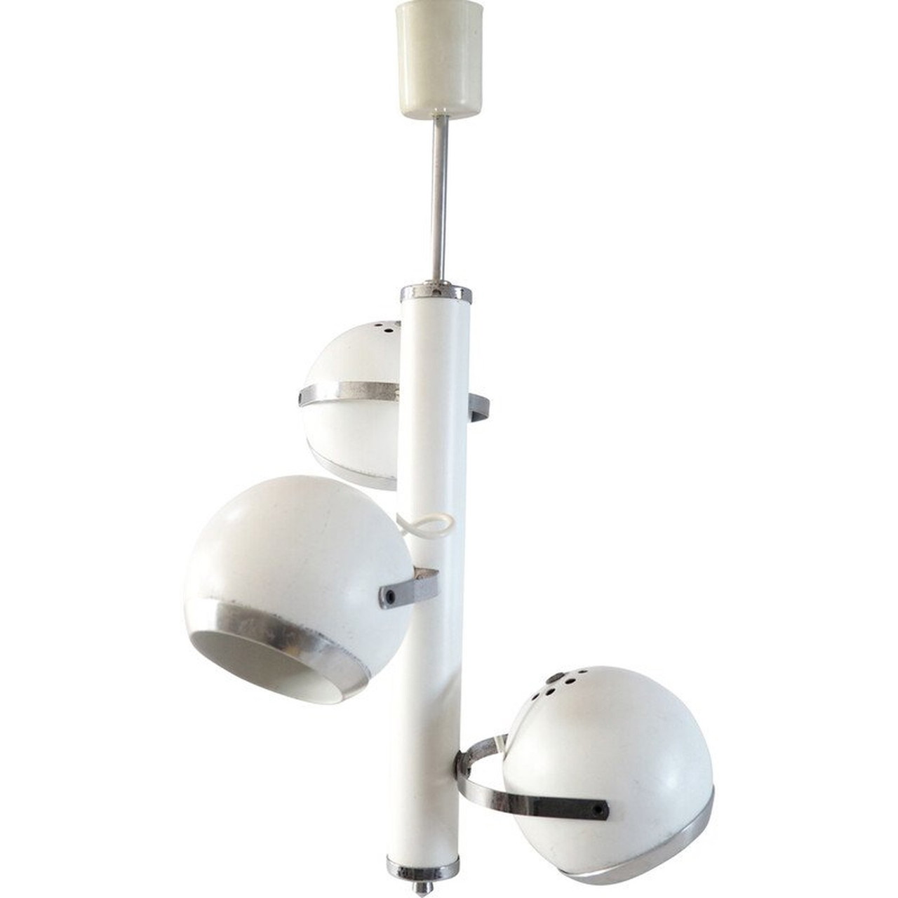 Vintage eye ball pendant lamp with 3 spots, 1970 | €265 | Whoppah