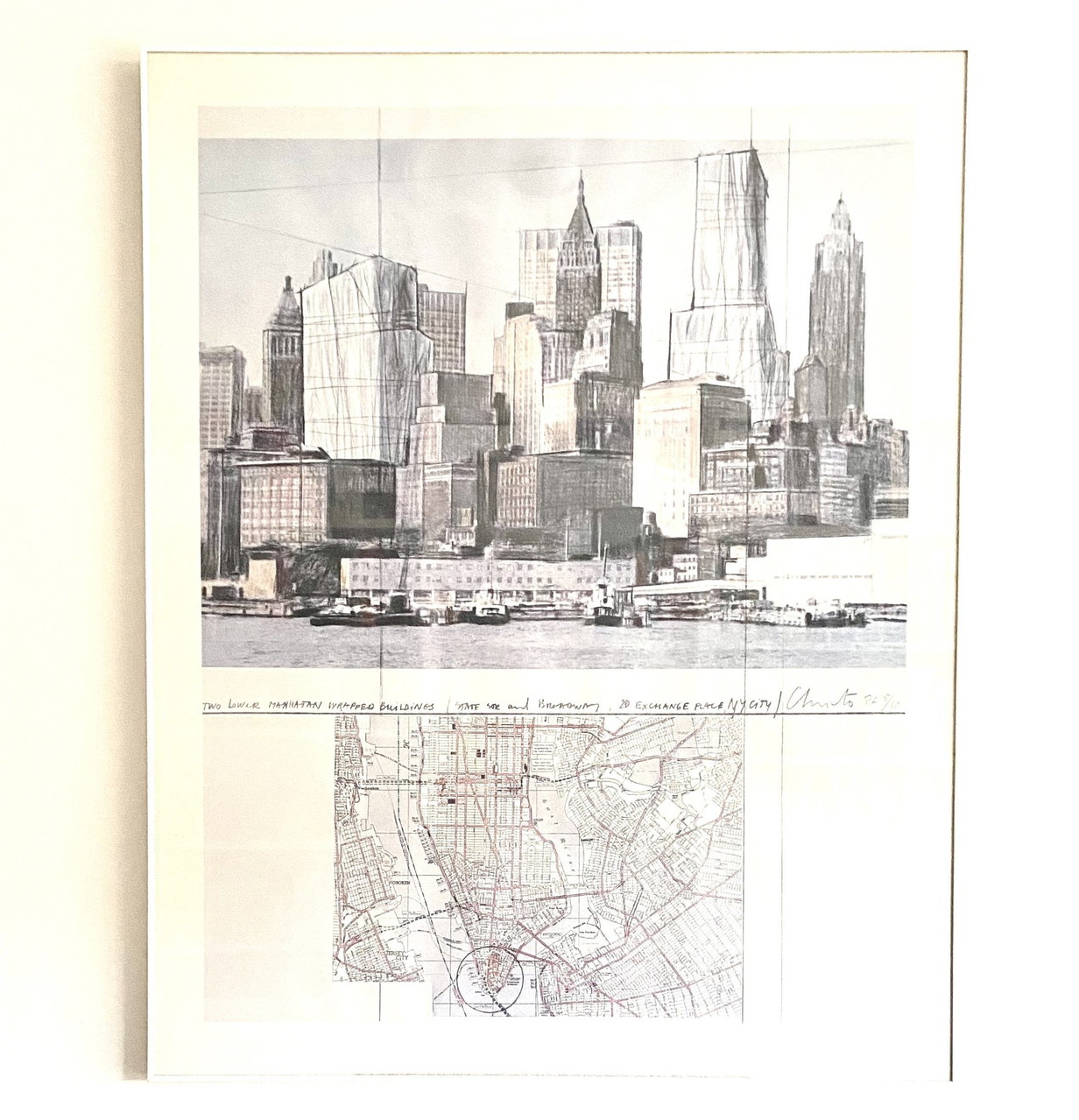 Christo, Lower Manhattan 2 Wrapped Buildings | €90 | Whoppah