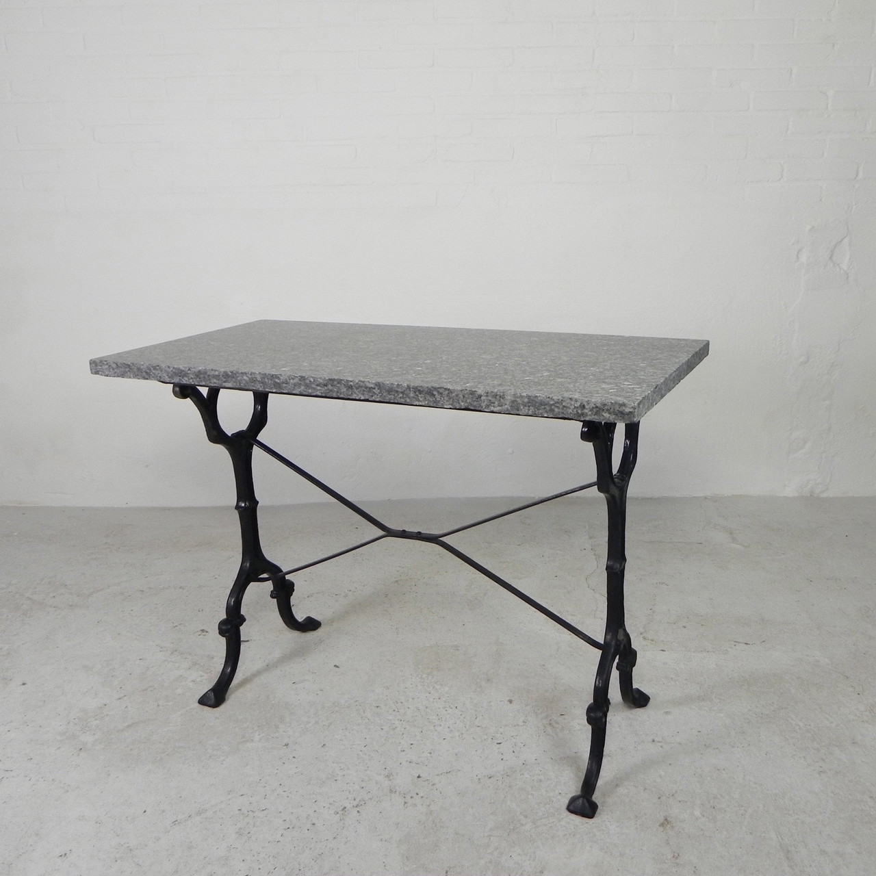 Garden Table, Bistro Table With Granite Top, 1930s | €295 | Whoppah