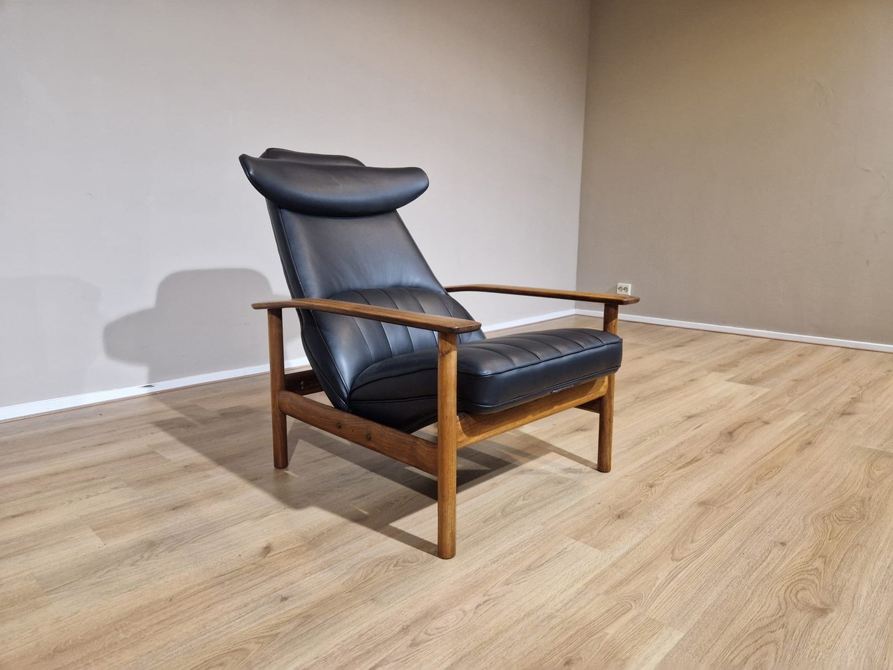 60S Sven Ivar Dysthe Lounge Armchair Black Dokka Mobler