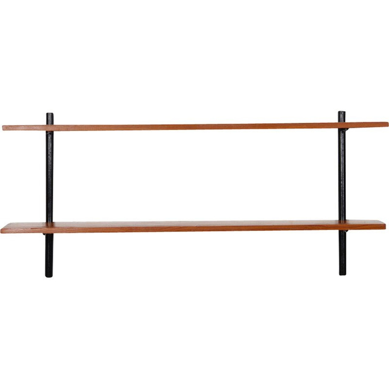 Vintage wood and metal 2-level shelf, 1960 | €260 | Whoppah