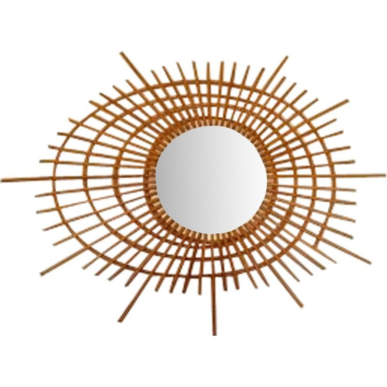 Vintage rattan sun mirror, 1960 | €200 | Whoppah