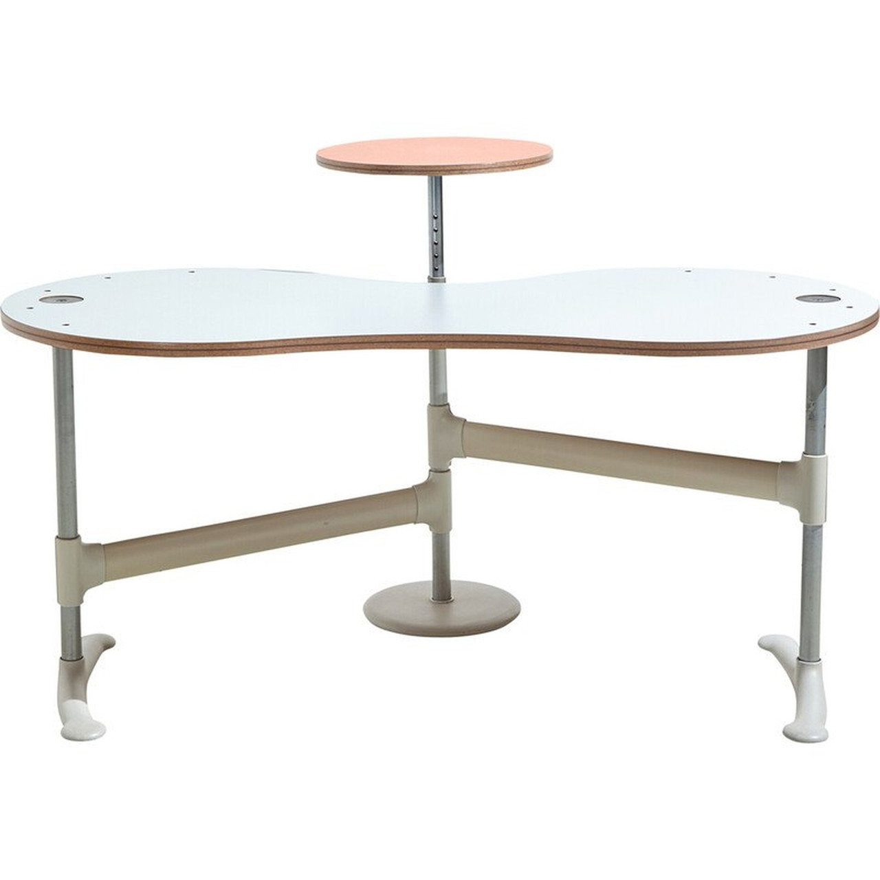 Vintage 'Red Rocket' desk in aluminum and plastic by Ayse Birsel for ...