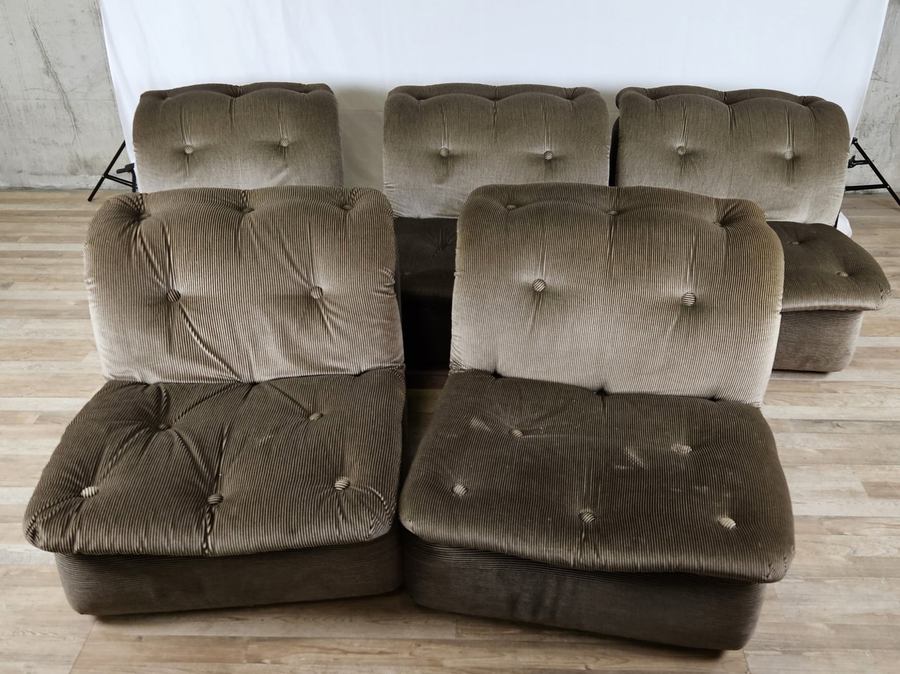 5x Vintage Modular Lounge Chairs | €2,110 | Whoppah