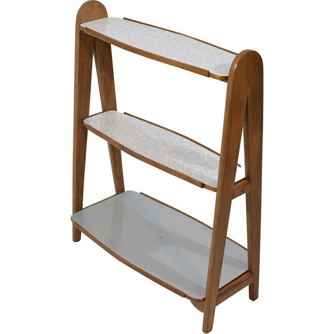 Vintage beech and formica sideboard with triple shelf, 1950 | €350 ...