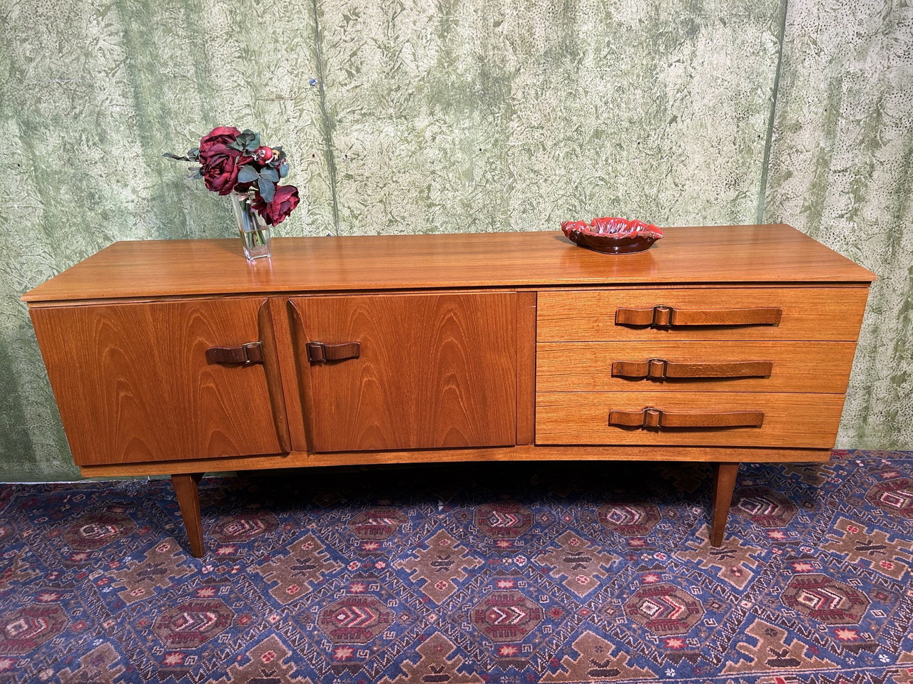 Mid century retro vintage teak Beautility sideboard 1960 925 Whoppah