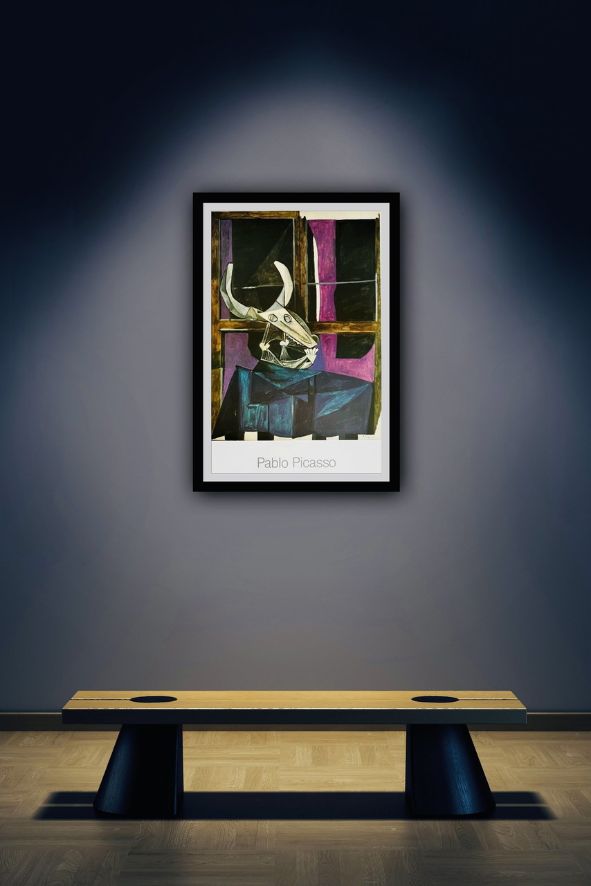 Pablo Picasso: "Nature Morte Au Crane De Boeuf." Signed In The Plate ...