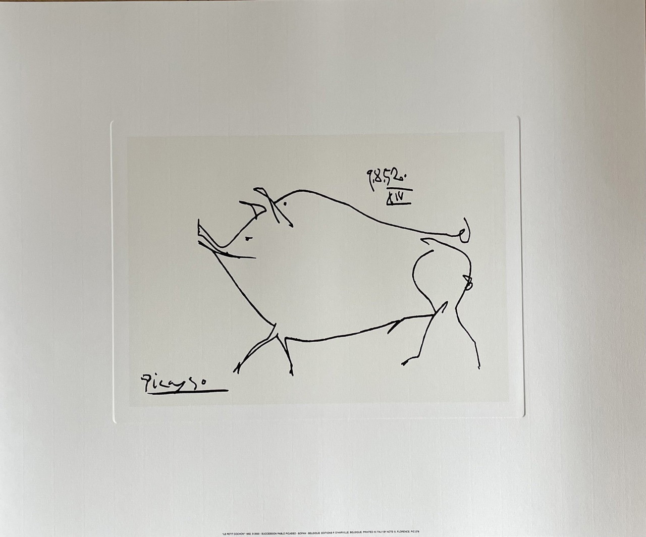 Pablo Picasso (1881-1973), The Little Pig, 1952, Copyright 2000 ...