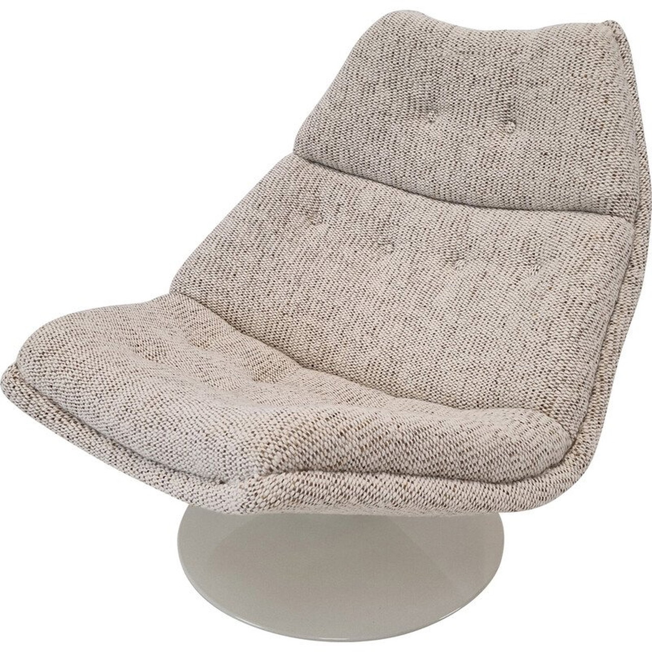 Vintage F511 armchair in Danish fabric by Geoffrey Harcourt for ...
