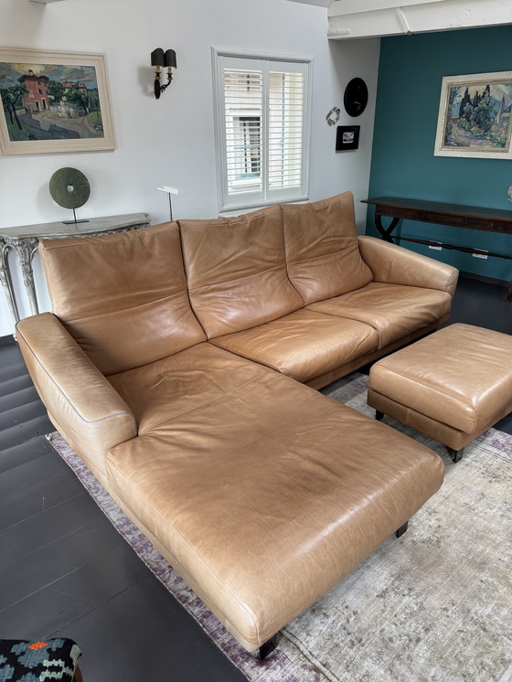 Durlet Design Sofa Camel Color Leather 5 000 Whoppah