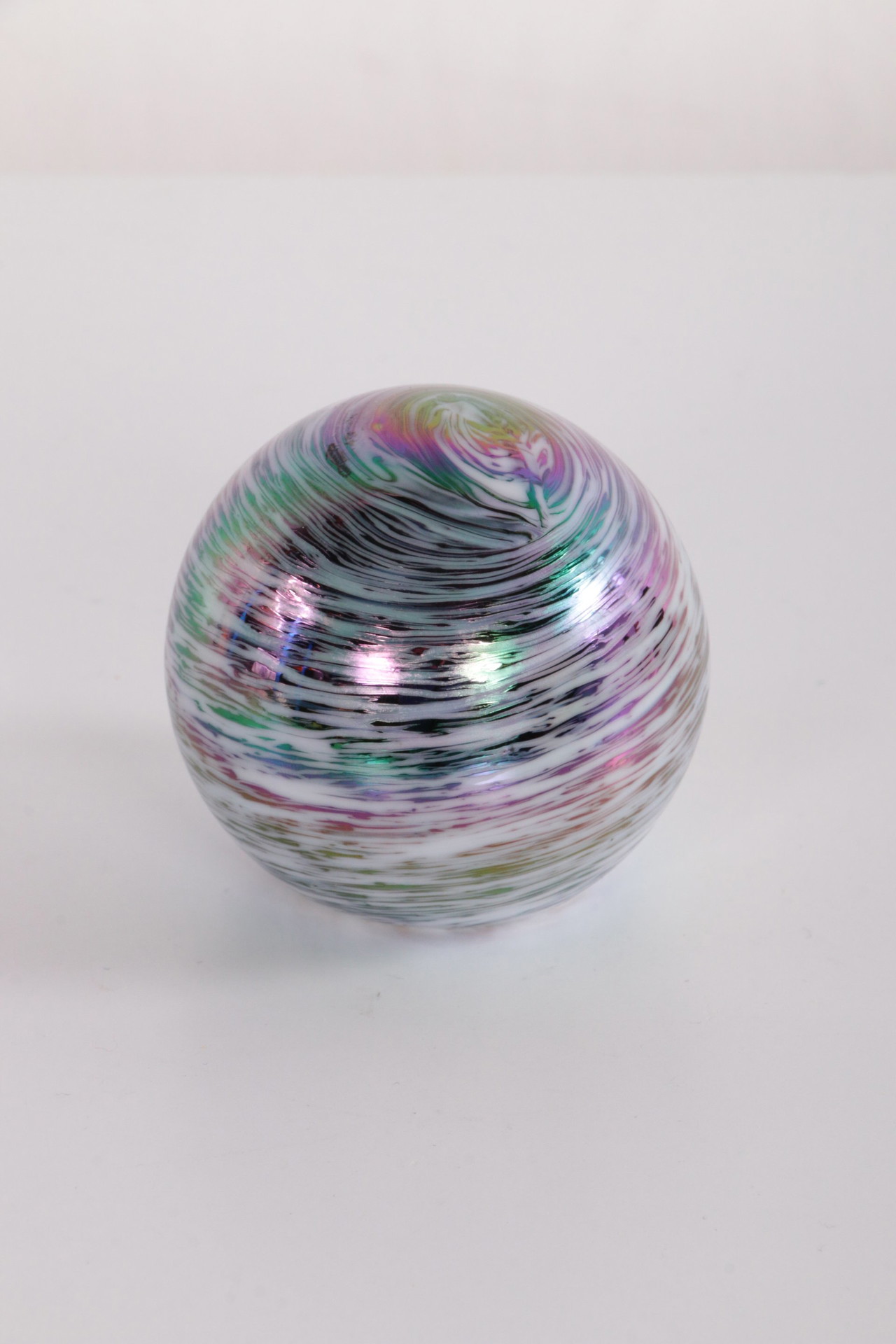 Paperweight of beautifully crafted glass gray purple colored. | €65 ...