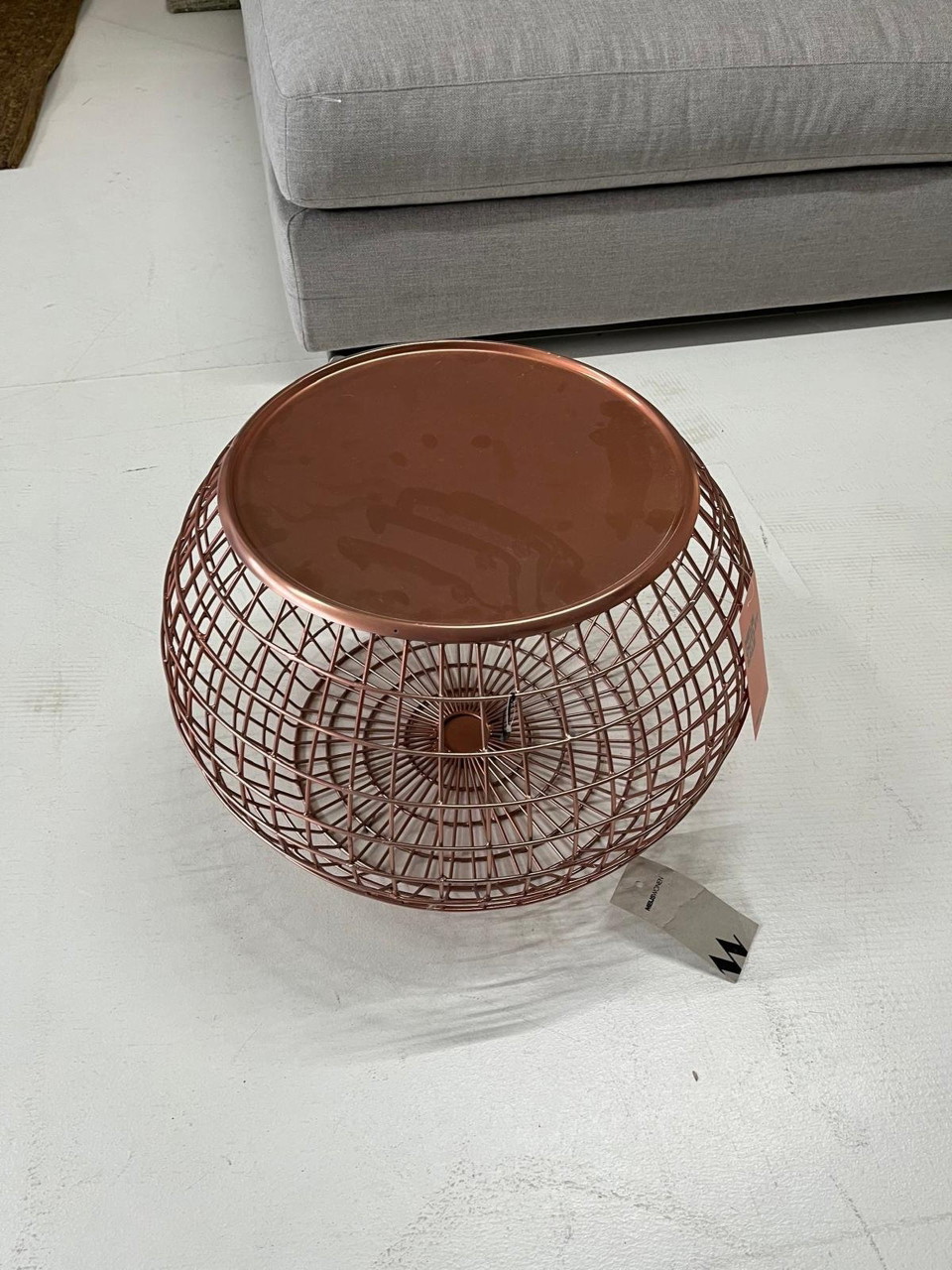 Pols Potten Table Ball Wire Copper Side Table | €235 | Whoppah