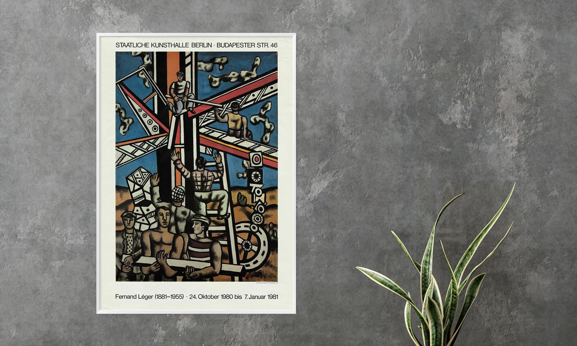 Exhibition poster Fernand Leger Kunsthalle Berlin poster | €80 | Whoppah
