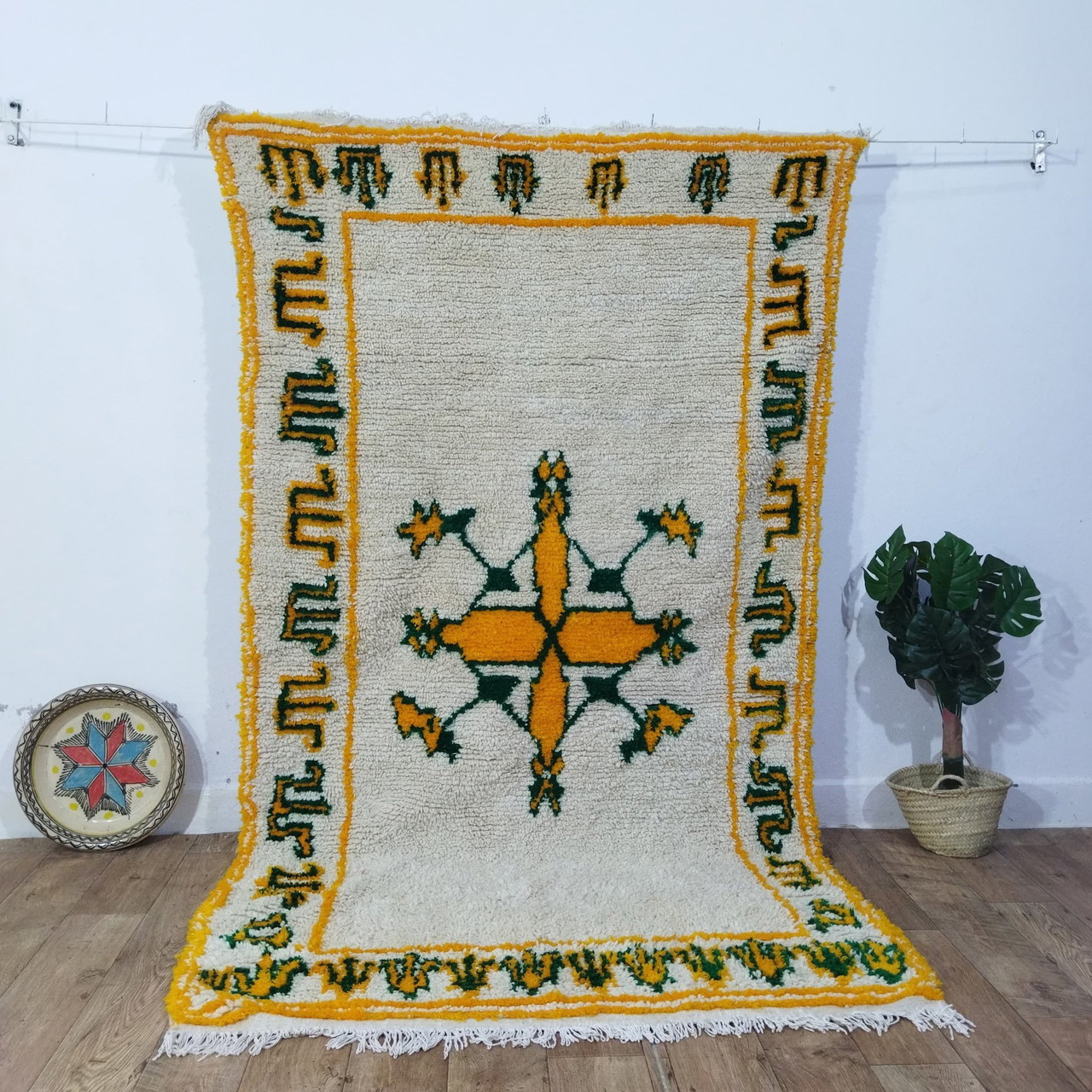 Berber carpet in natural sheep wool | €299 | Whoppah