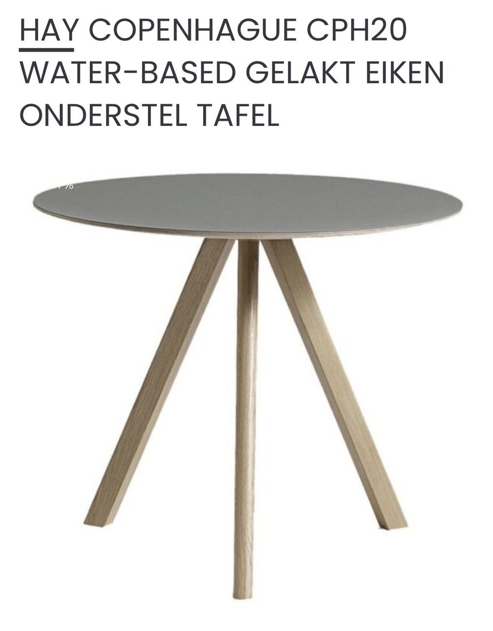 Hay Cph Table 60 Cm. Round,By R.And E.Bouroullec. | €325 | Whoppah