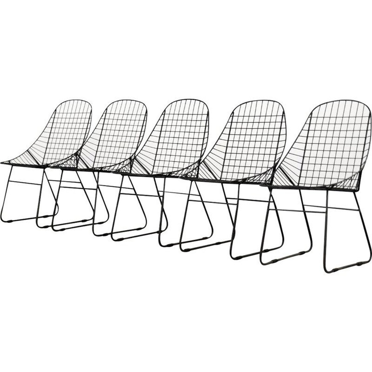 Mid century wire chair store