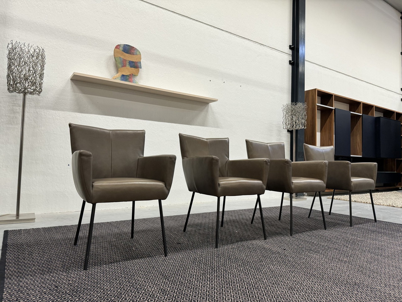 4 Design on Stock Moka Dining Chairs Cera Clay