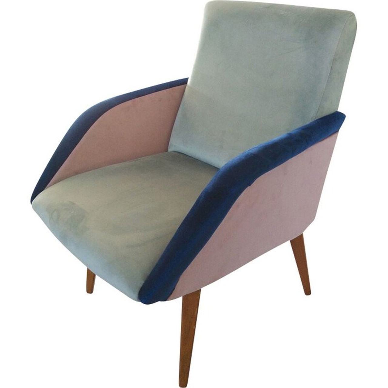 Vintage Tricolour Armchair, France 1950s | €730 | Whoppah
