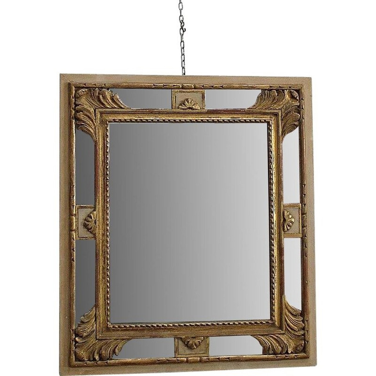 Vintage rectangular mirror with glazing | €825 | Whoppah