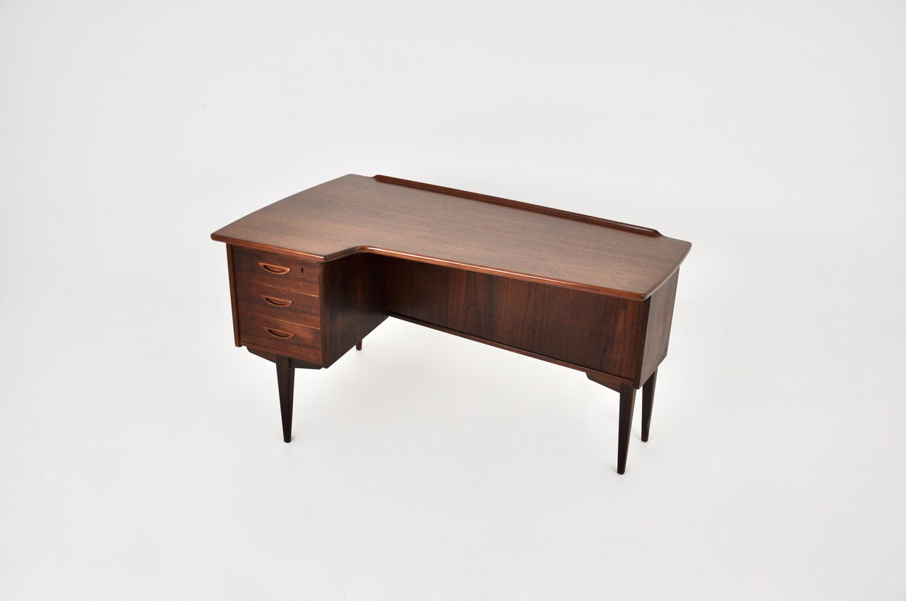 Boomerang desk Model A10 by Göran Strand for Lelangs Möbelfabrik, 1960s ...