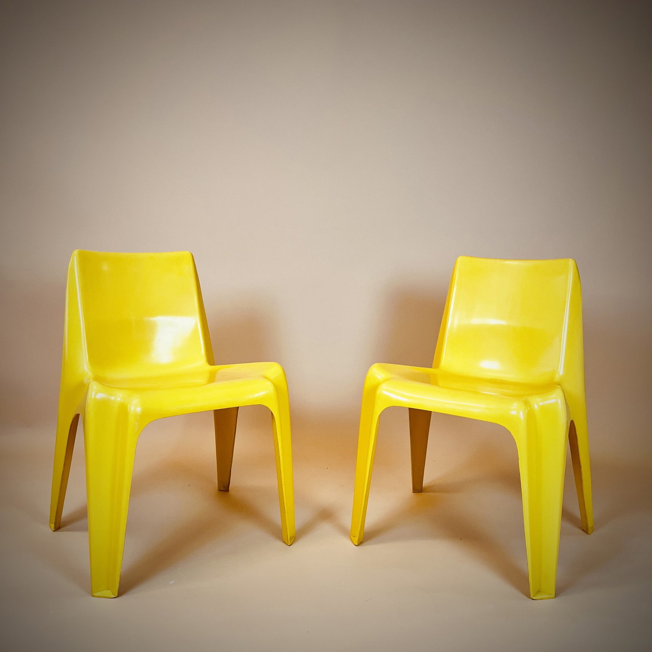 2x Helmut Batzner The Bofinger Chair yellow | €599 | Whoppah