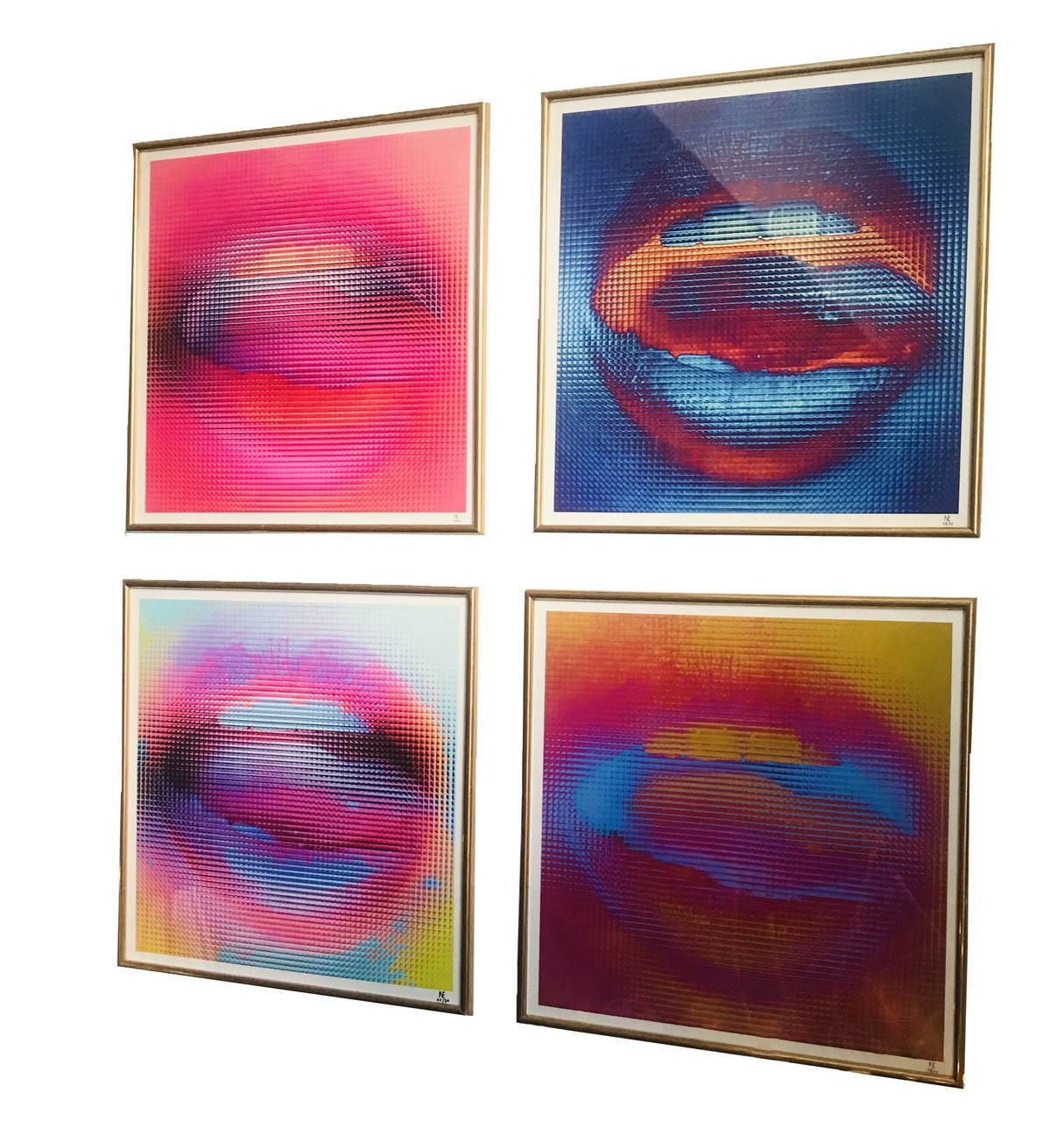 Lazer Lips - Quadriptych - Numericeric - Photography - Pop Art - 2020 ...