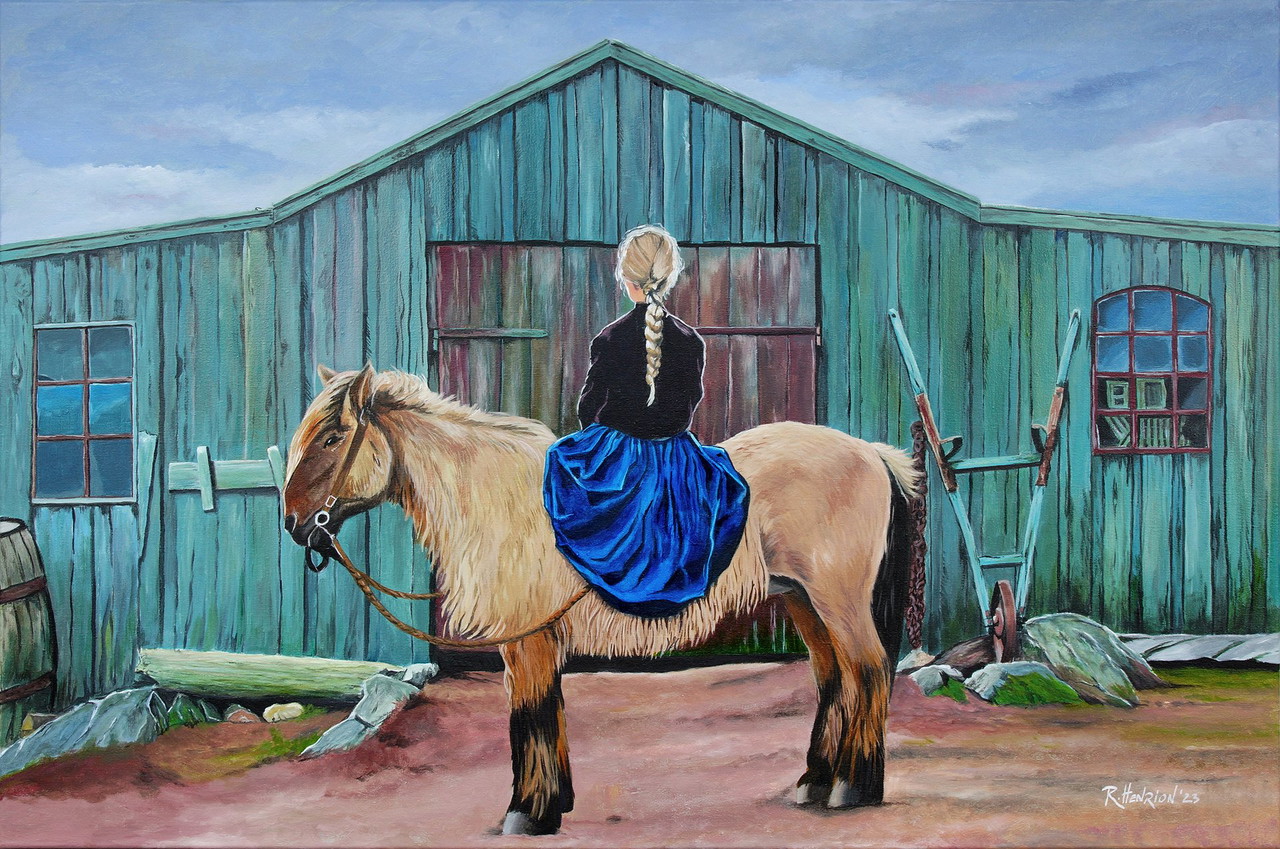 Roland Henrion - Anti-pose on horse | €1,550 | Whoppah