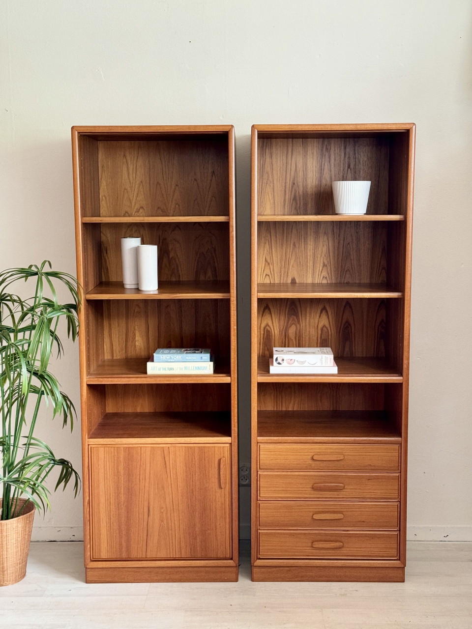 Two vintage teak bookcases | €850 | Whoppah